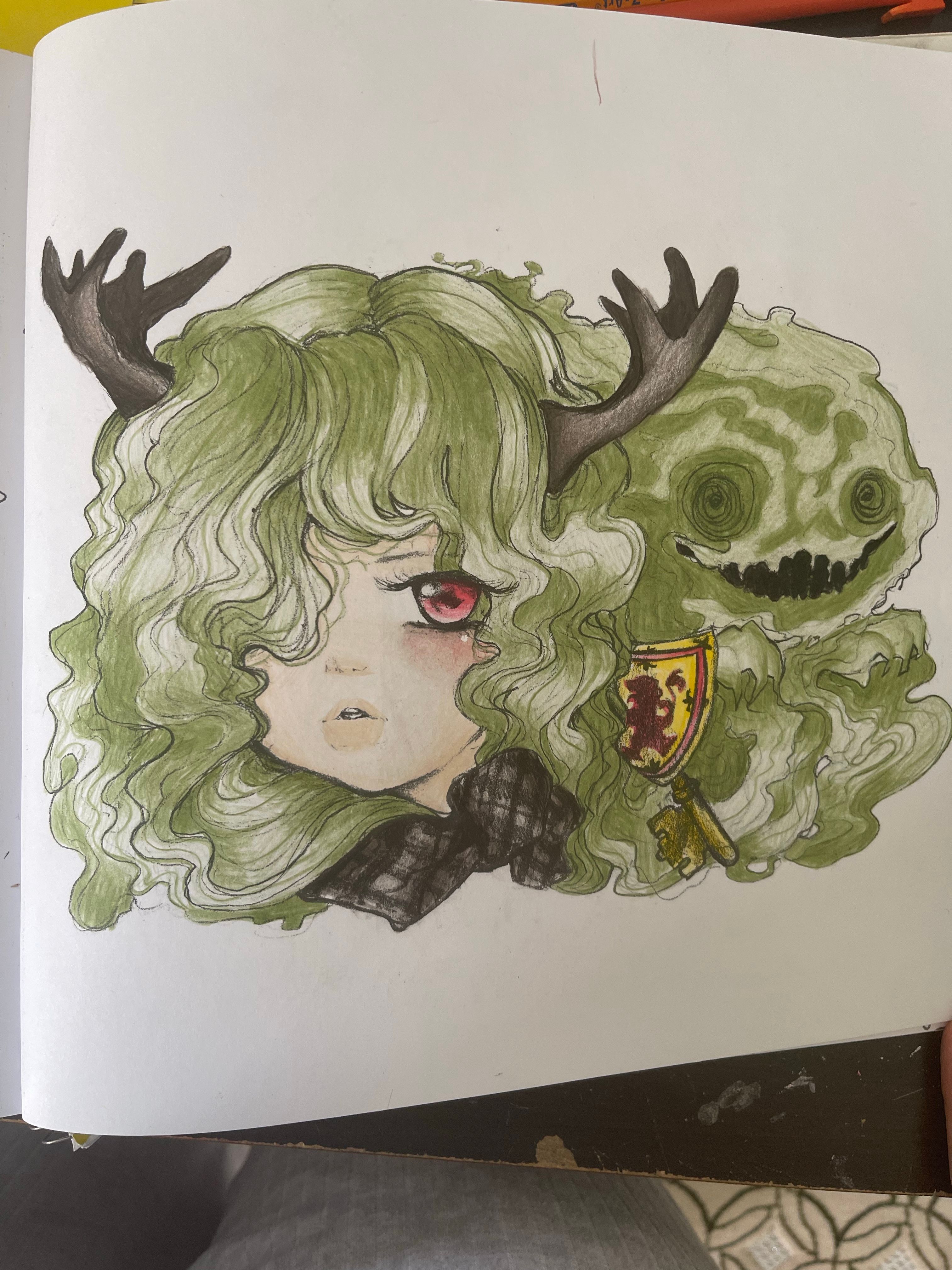 Coloring Page Colored By My BFF~ | HoYoLAB