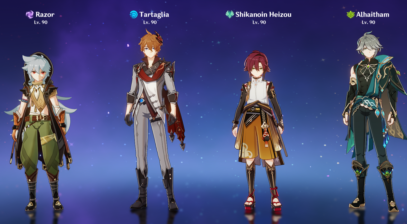 Boys club team Genshin Impact | HoYoLAB