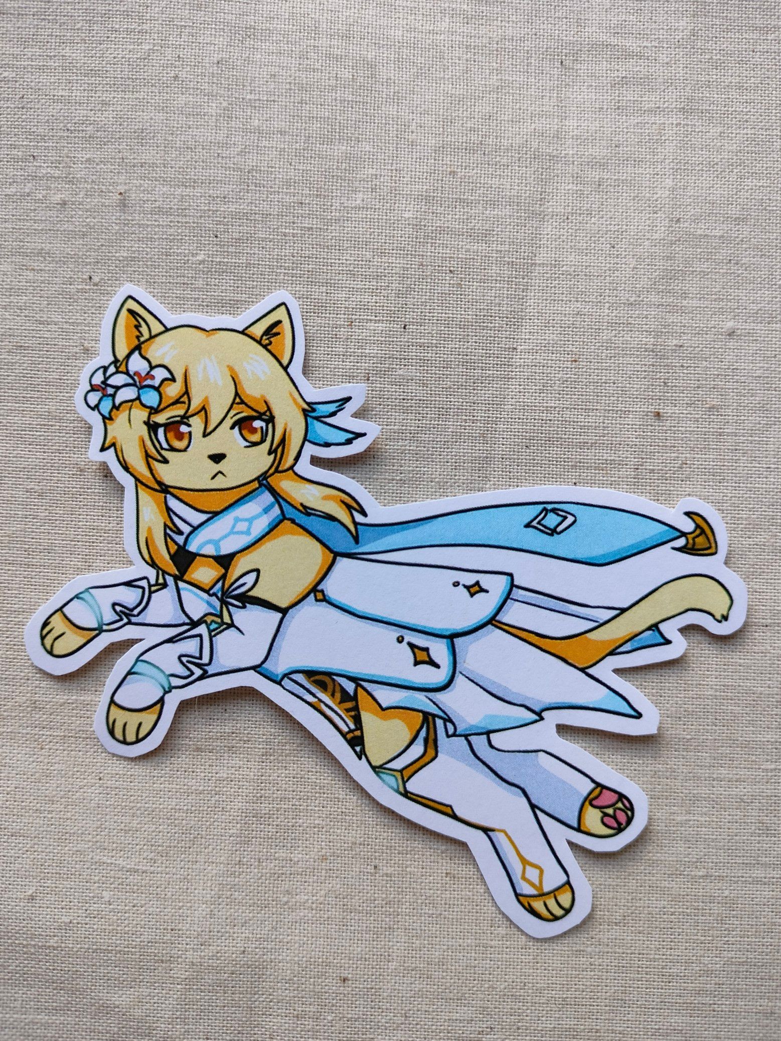 Lumine Cat sticker Genshin Impact | HoYoLAB