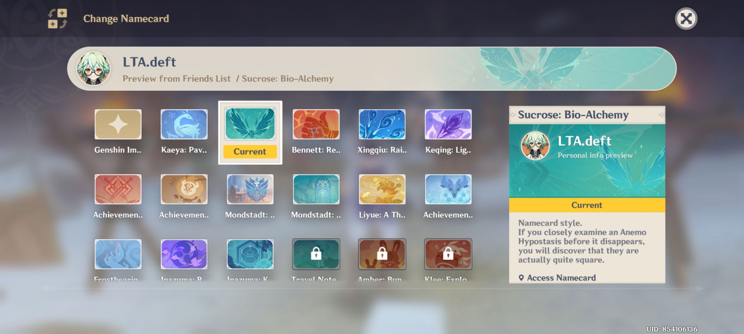 My sucrose friendship reaches 10 today:) Genshin Impact | HoYoLAB