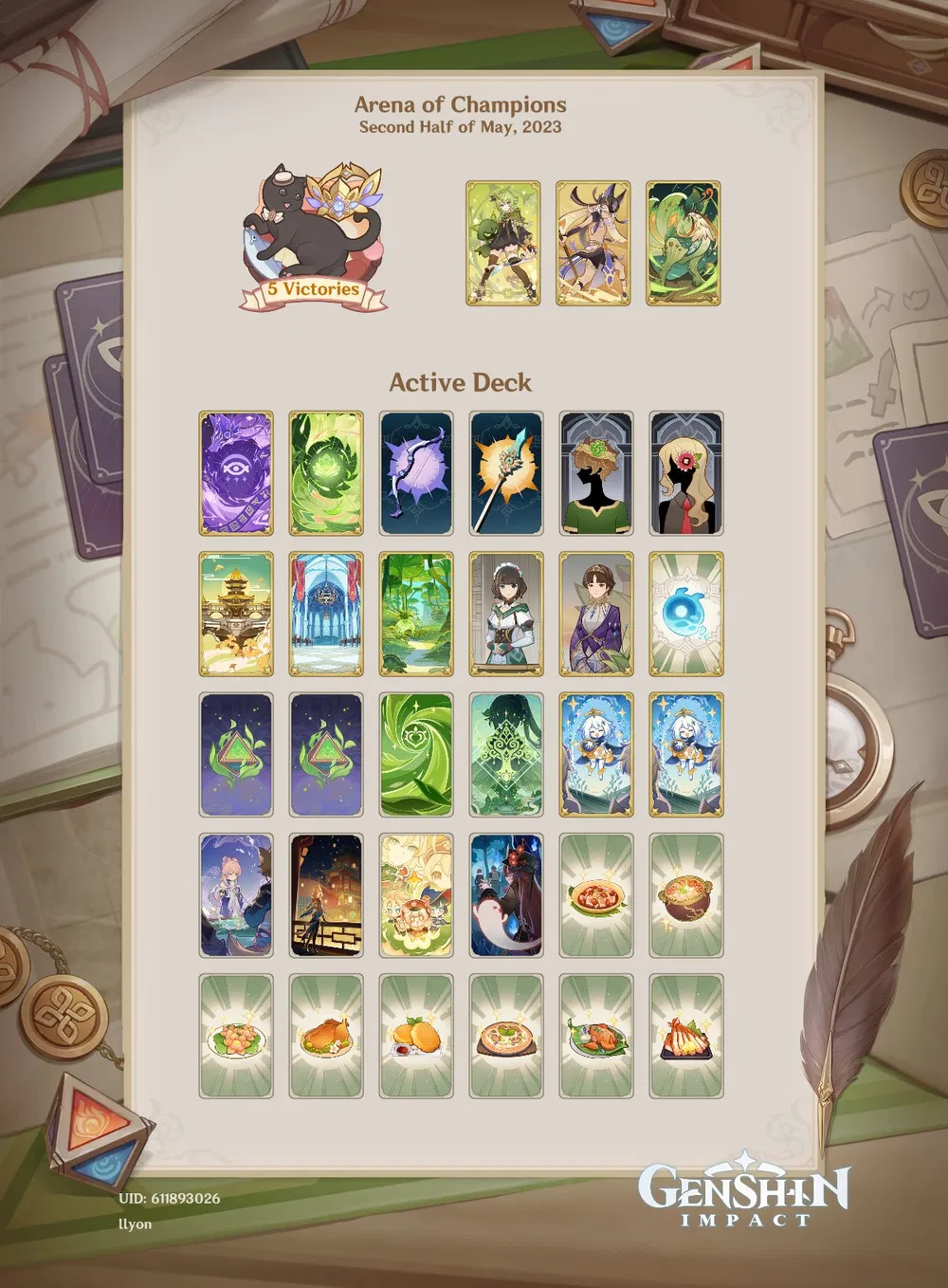 Oonga Boonga my way to victory - Arena of Champions Cyno TCG deck duel ! Genshin Impact | HoYoLAB