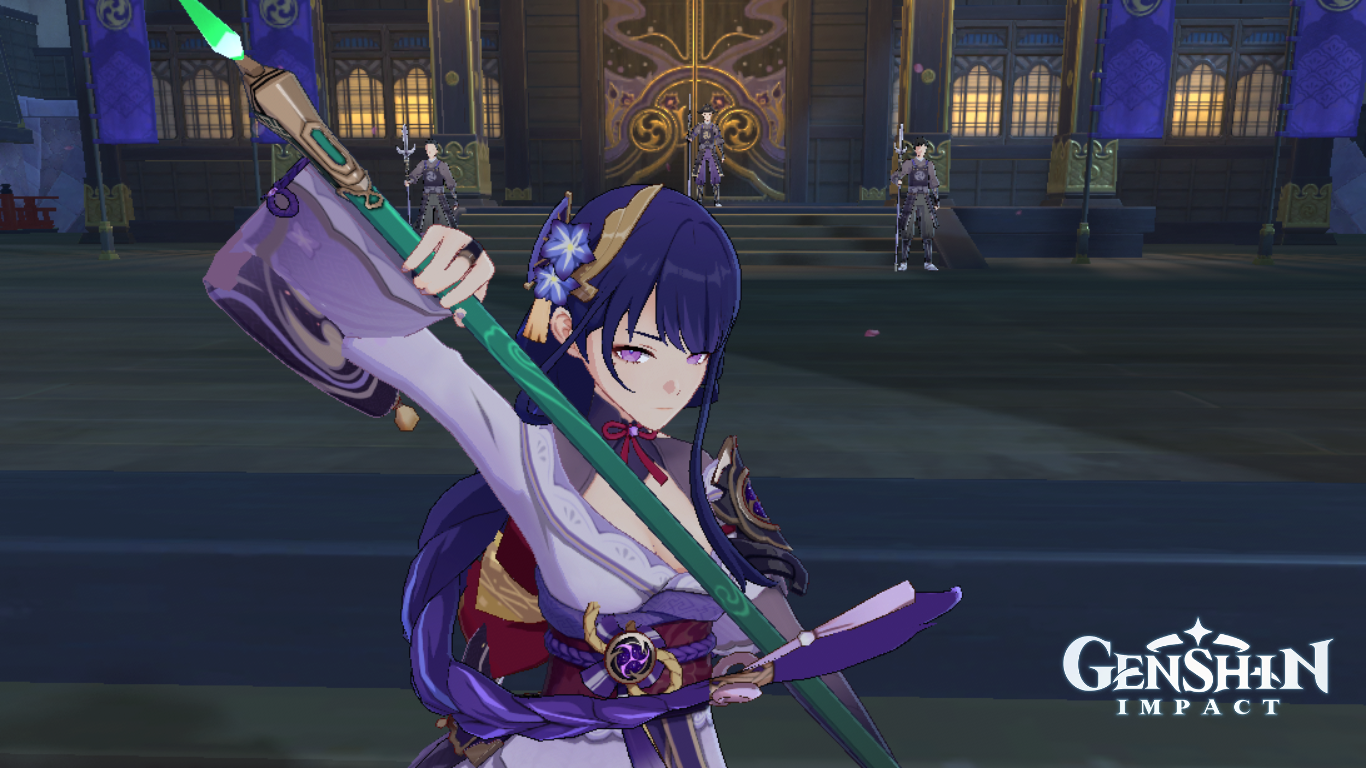 hanya foto raiden sama kuki Genshin Impact | HoYoLAB