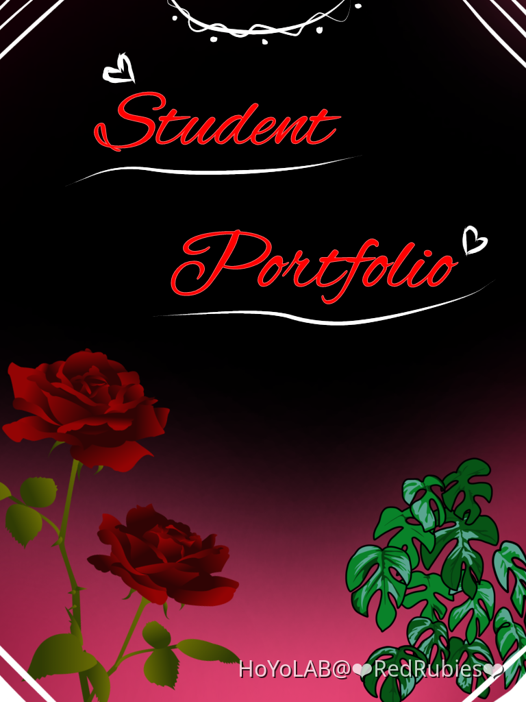 Student portfolio design for this year~ | HoYoLAB
