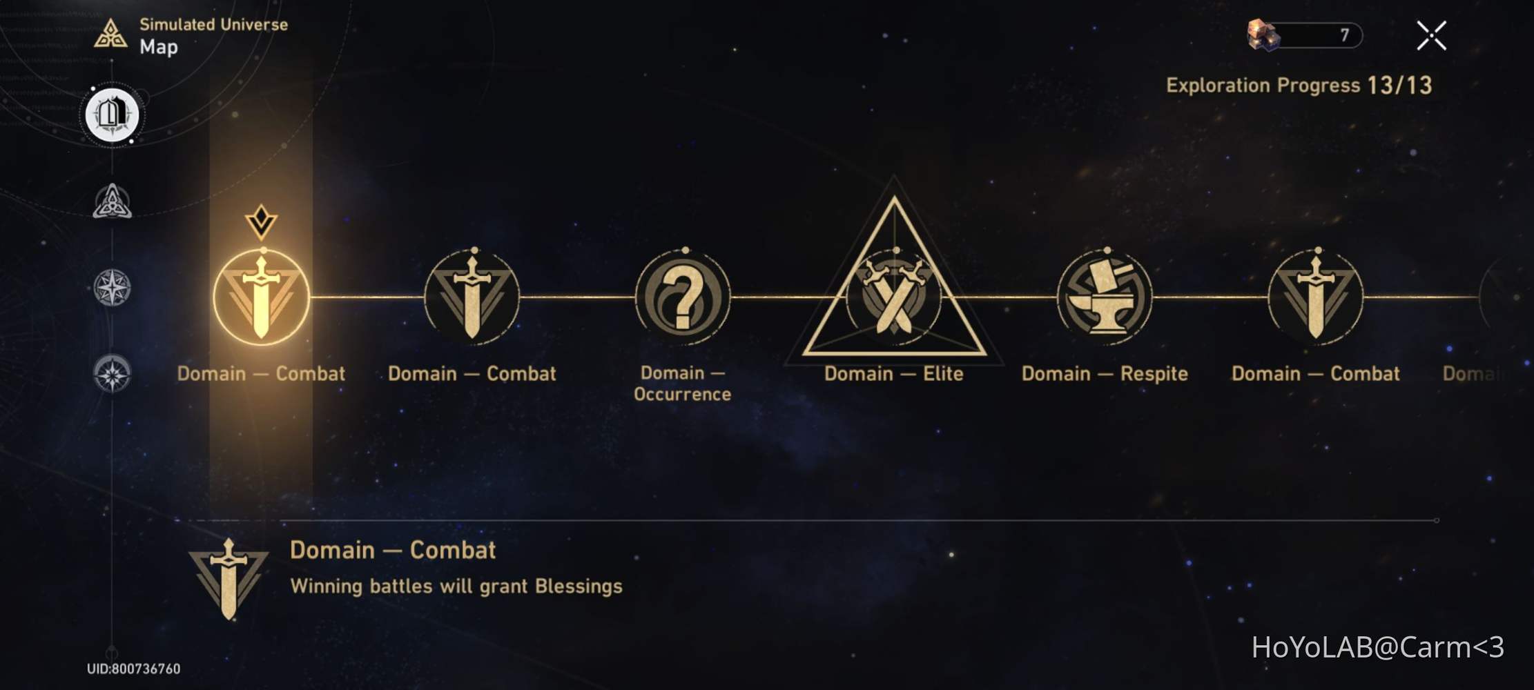 Ruan Mei Simulated Universe Event! I got lucky! World 5 Difficulty 2 ...