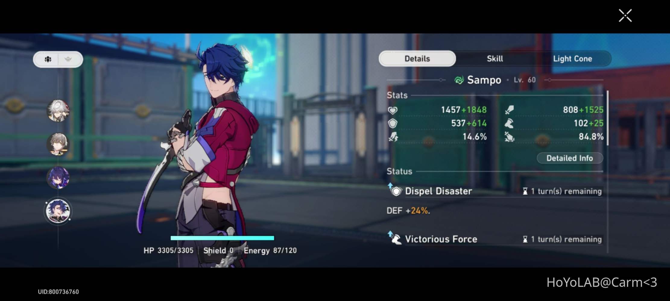 Ruan Mei Simulated Universe Event! I got lucky! World 5 Difficulty 2 ...