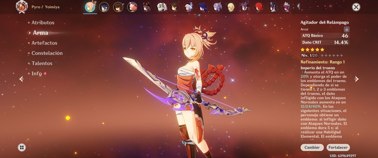 Arma yoimiya Genshin Impact | HoYoLAB