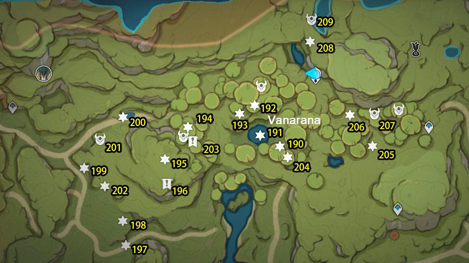 Sumeru Rainforest Chest Collection Guide 11 – Vanarana II (190-209 ...