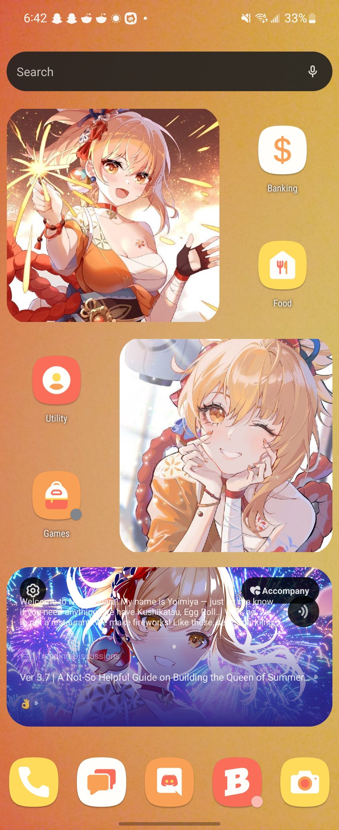 Yoimiya Phone Screen Genshin Impact | HoYoLAB