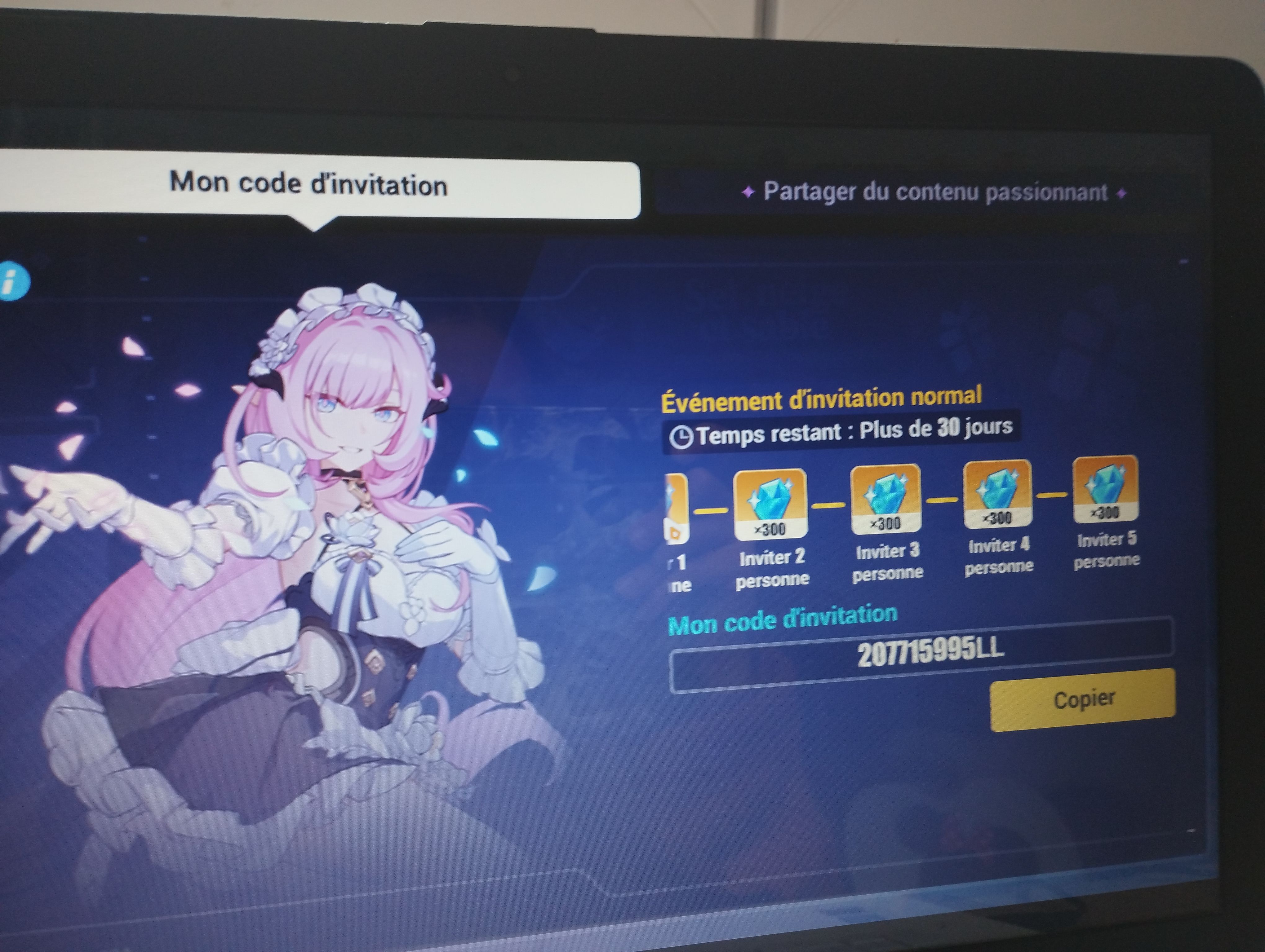 svp venez m'aider si la plupart on honkai est ce que vous pouvez mettre ...