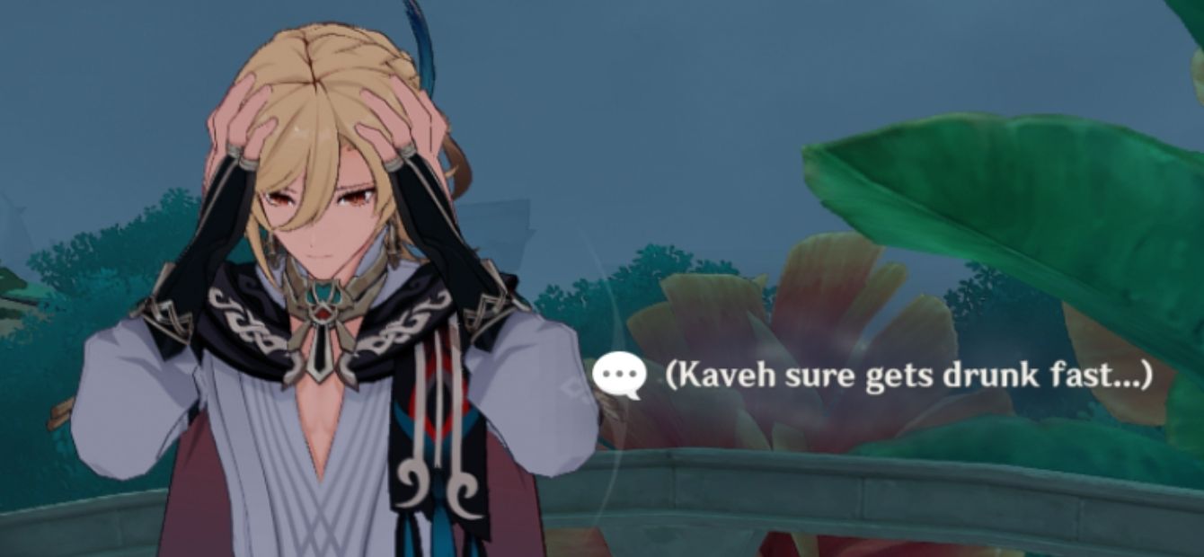 Kaveh sure gets drunk fast Genshin Impact | HoYoLAB