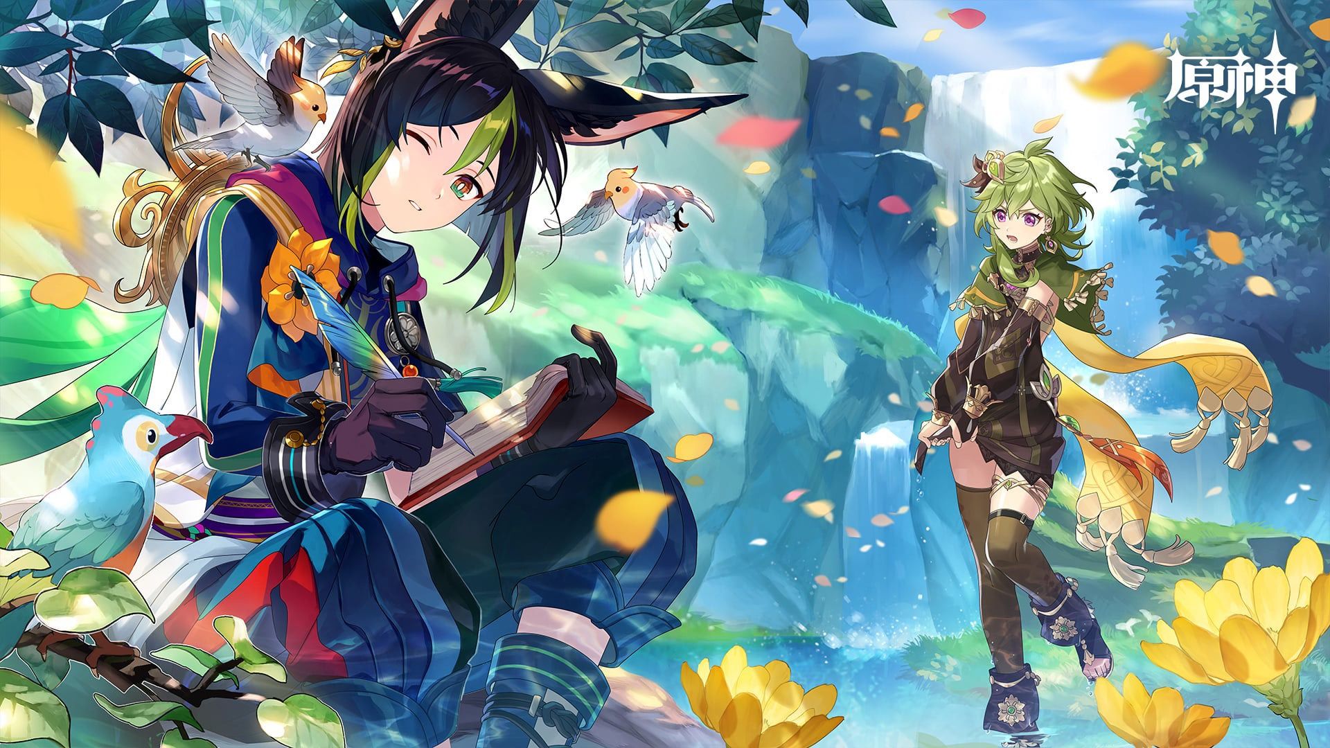 Official Genshin Illustration celebrating 9 Million Followers on their ...