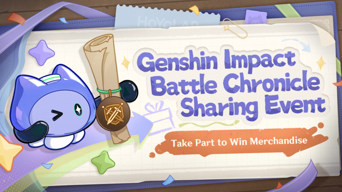 Take part in the Genshin Impact Battle Chronicle Sharing Event for a ...