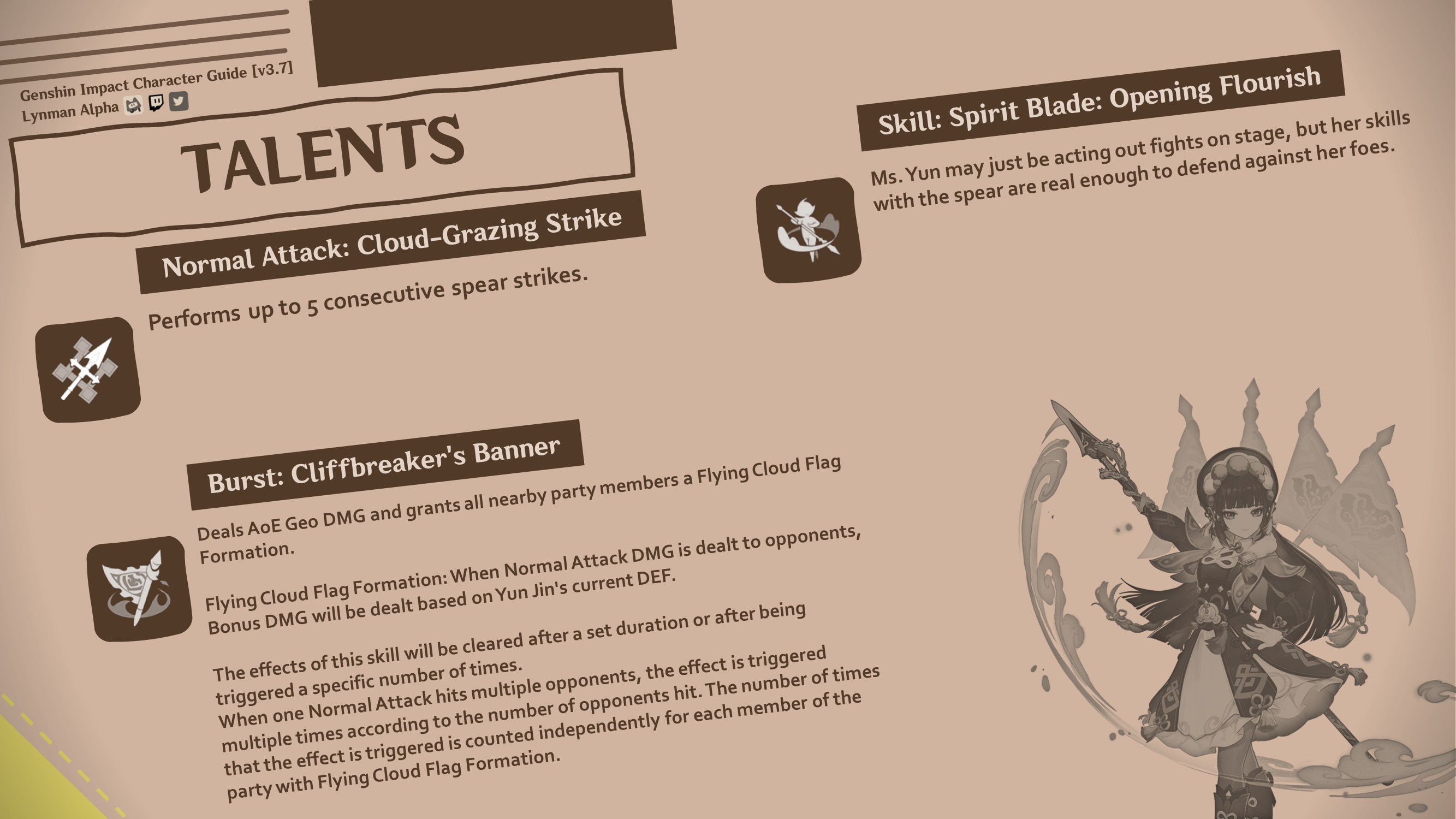 Yun-Han Opera Troupe Director | Yun Jin | Genshin Impact Character ...