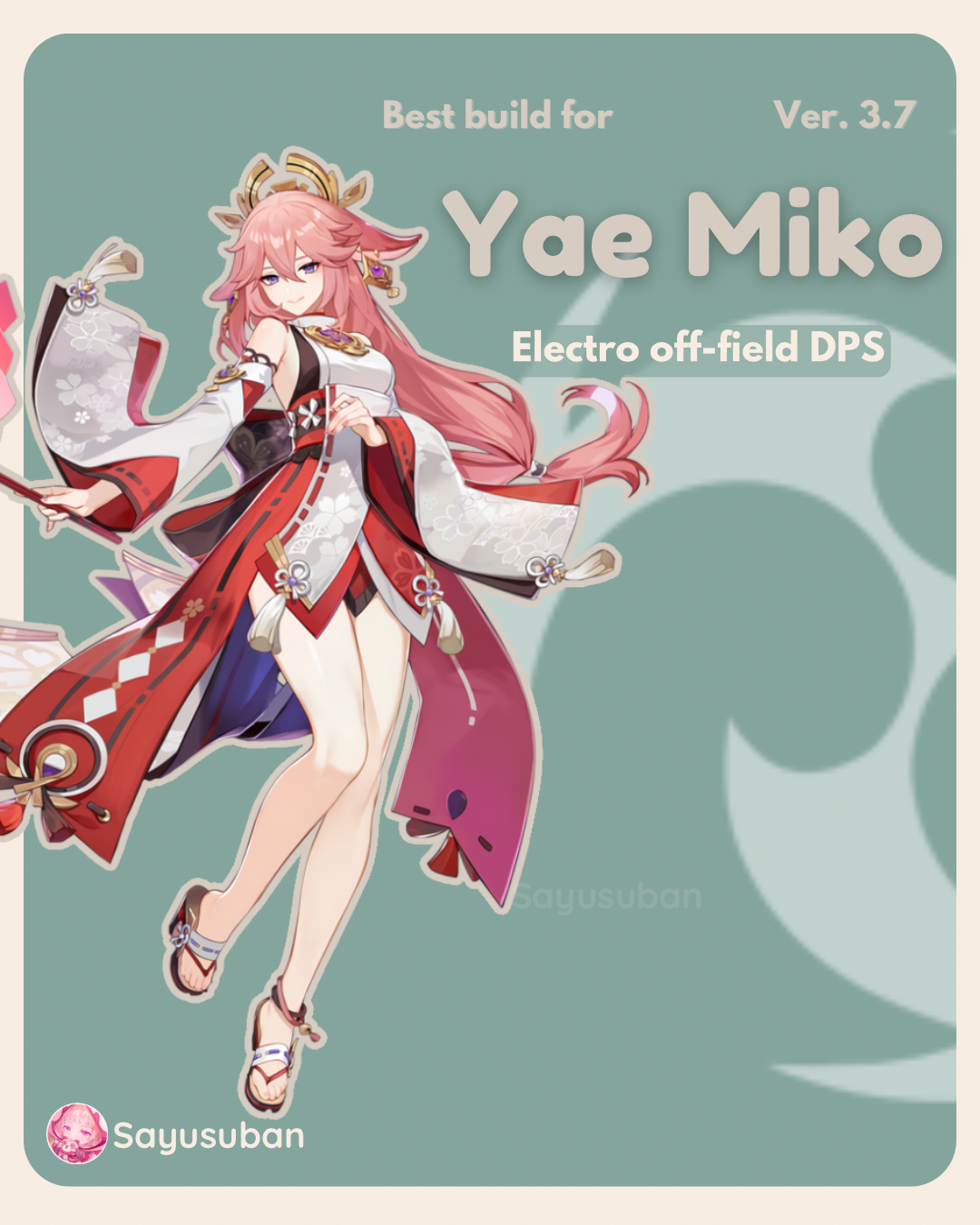 {3.7} Yae Miko off-field DPS guide🦊 Genshin Impact | HoYoLAB