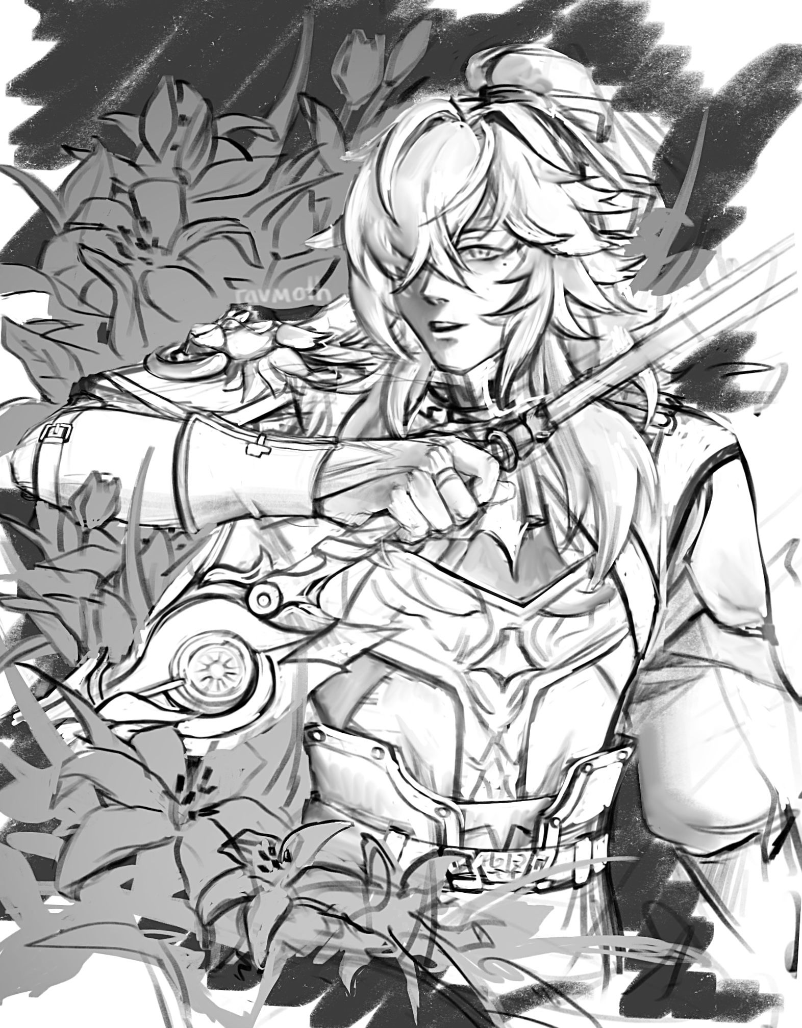 Скетч мужика🦁 Honkai: Star Rail | HoYoLAB