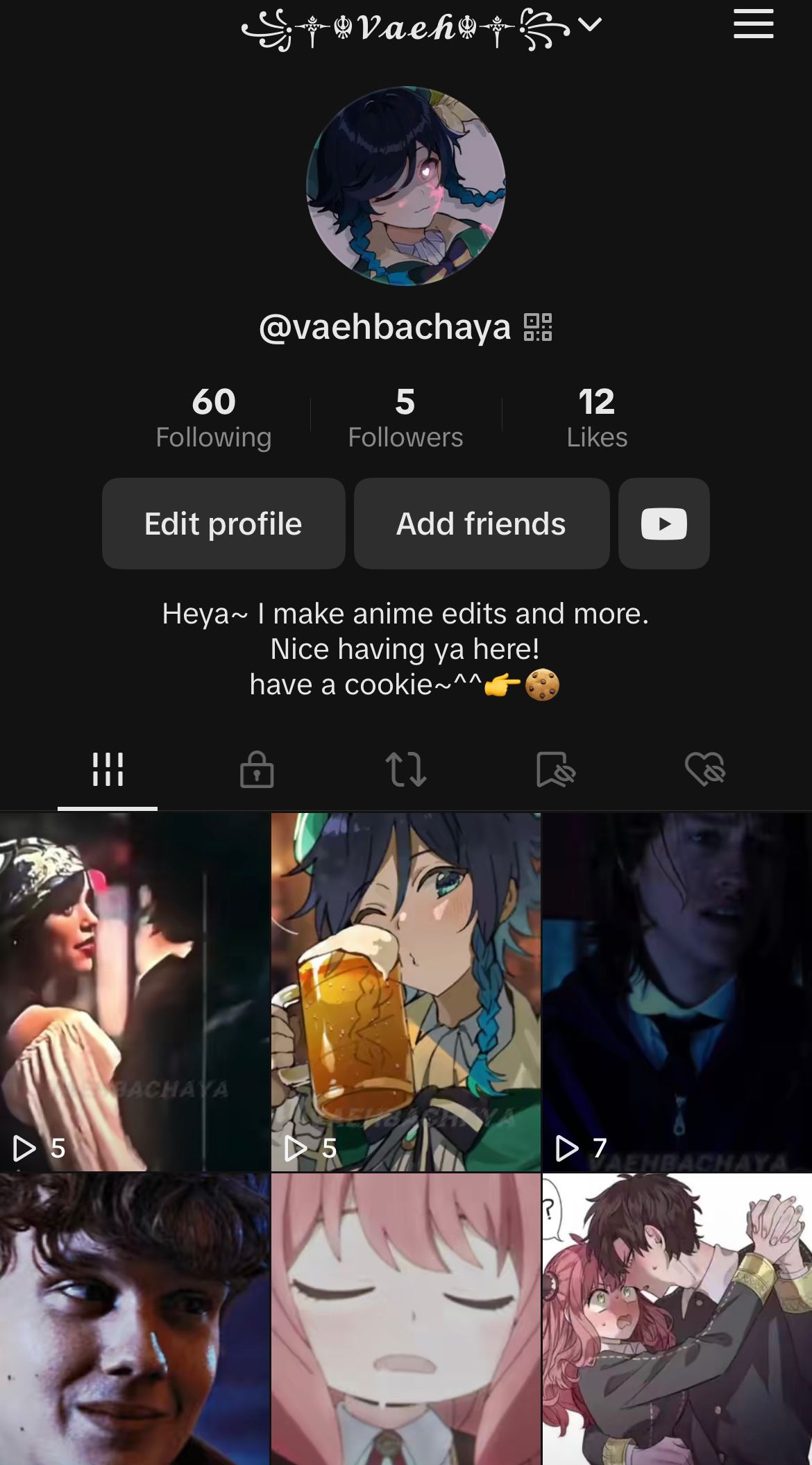 My new TikTok | HoYoLAB