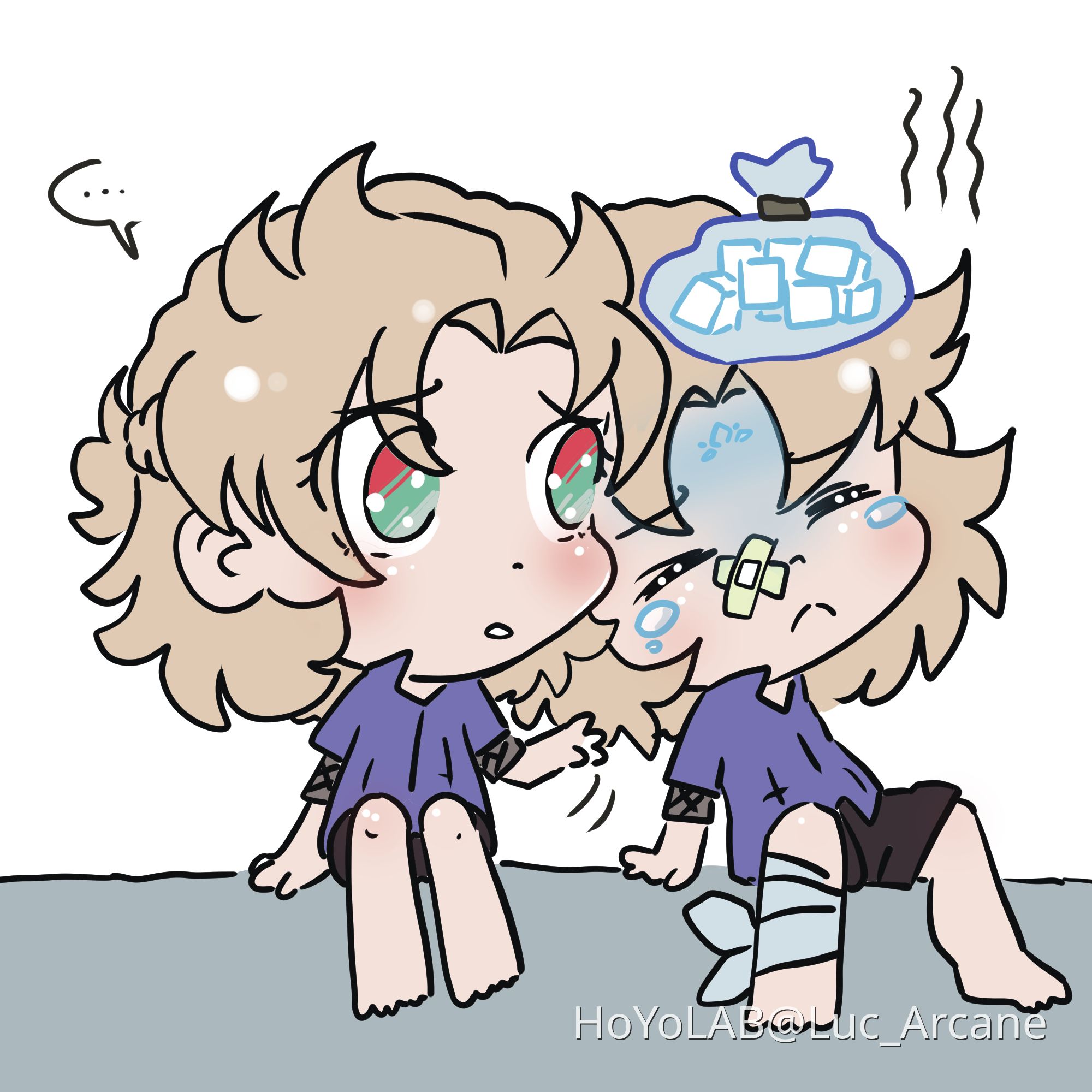 I feel so bad...so Chibi Whoppy must suffer with me Genshin Impact ...