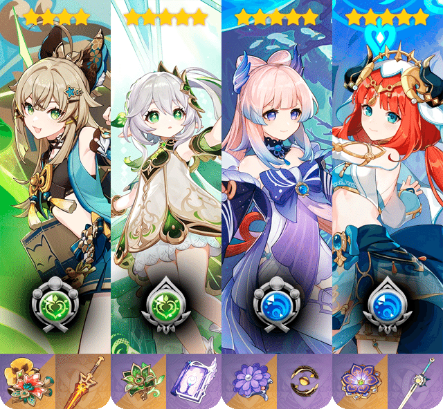 Bloom Kirara - Kirara Nahida Kokomi Nilou Genshin Impact | HoYoLAB