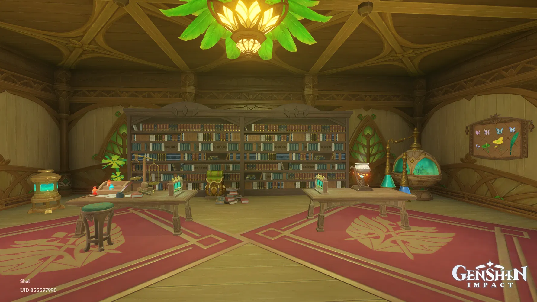 Scolar's Library and interior of the Sumeru mansion {69575074726 ...