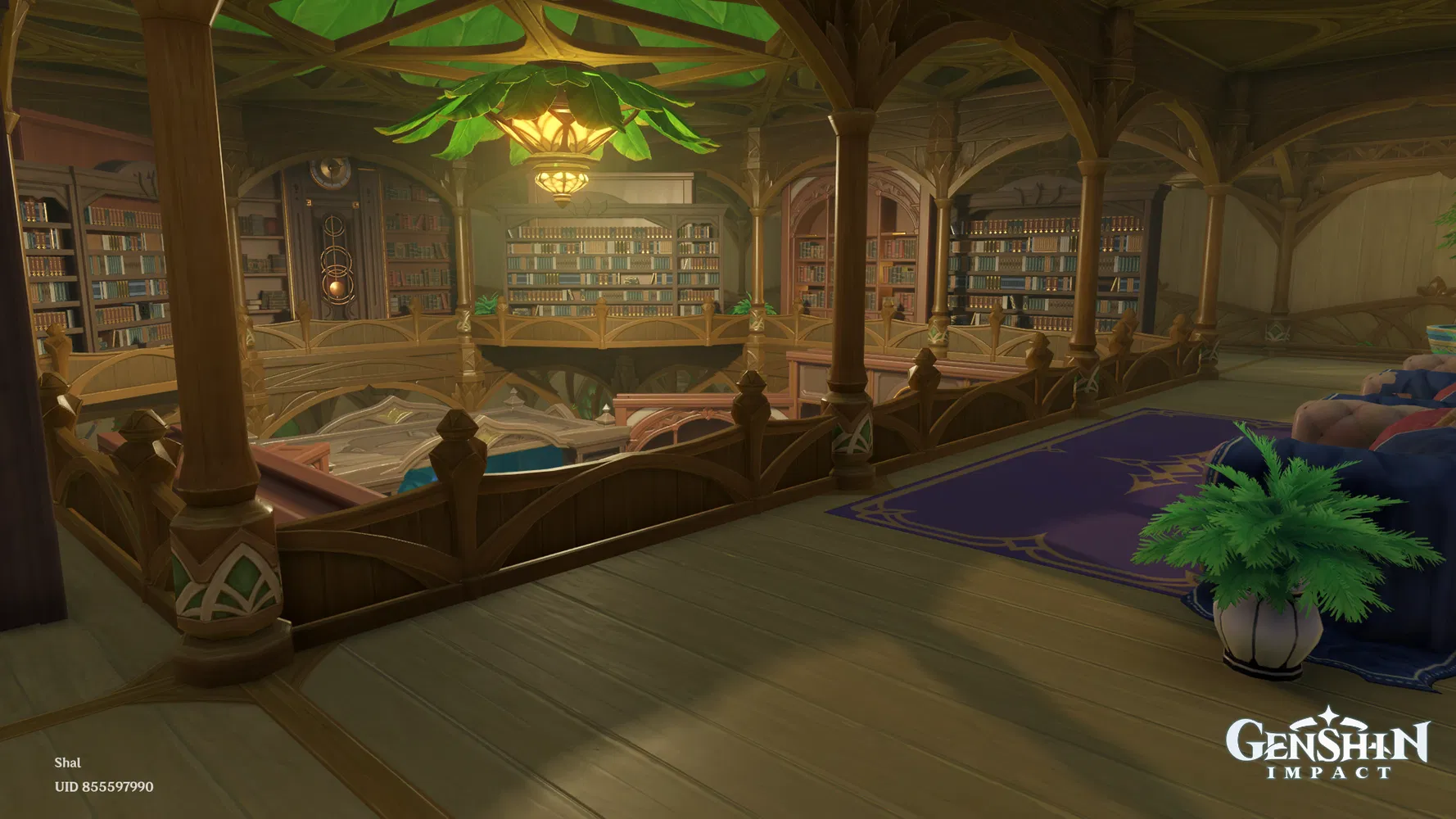 Scolar's Library and interior of the Sumeru mansion {69575074726 ...