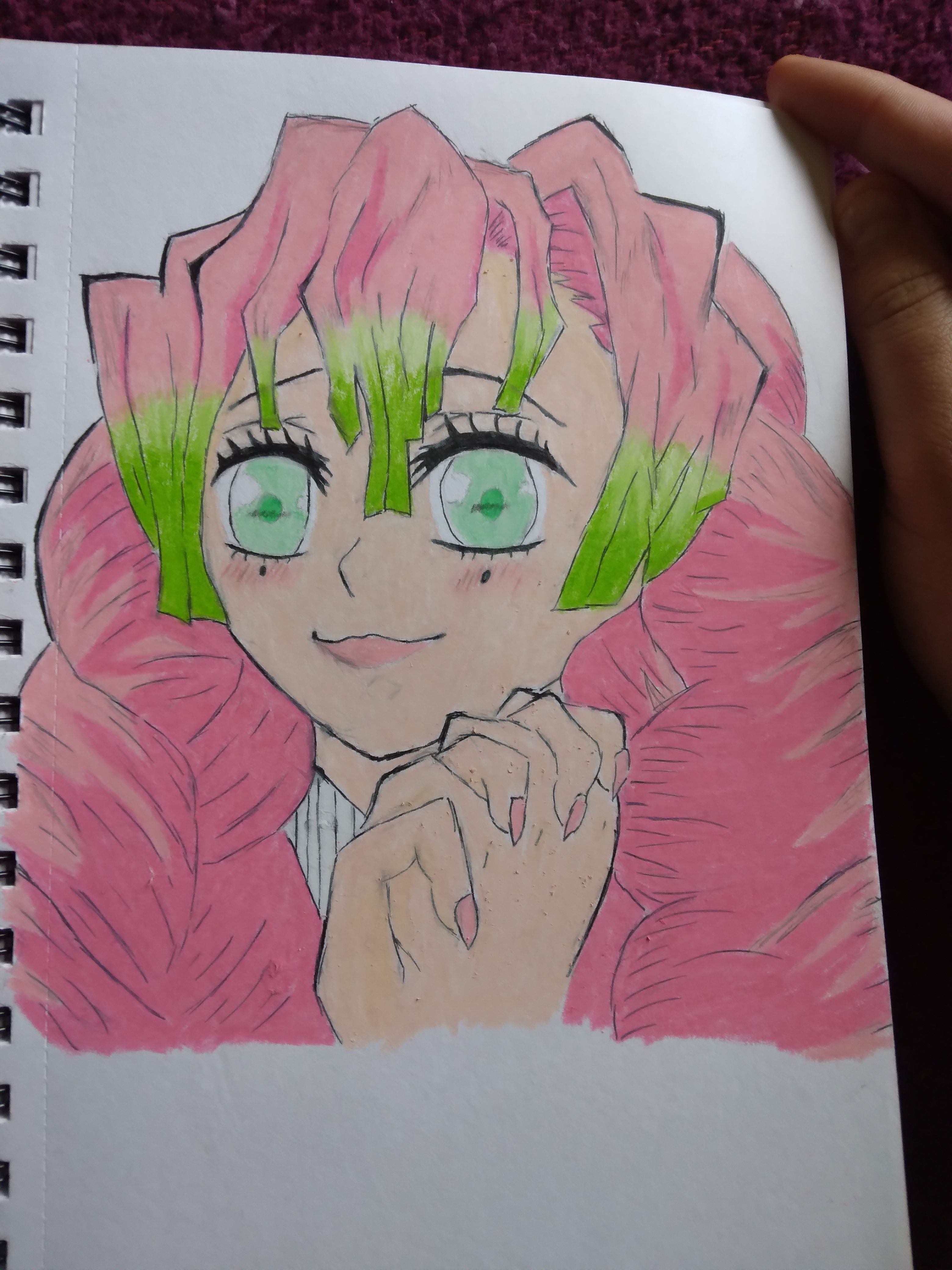 My fanart of Mitsuri from Demon slayer Genshin Impact | HoYoLAB