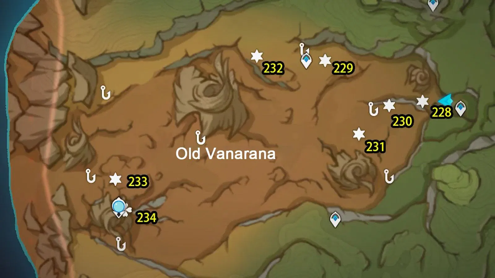 Sumeru Rainforest Chest Collection Guide 13 — Old Vanarana (228-234 ...