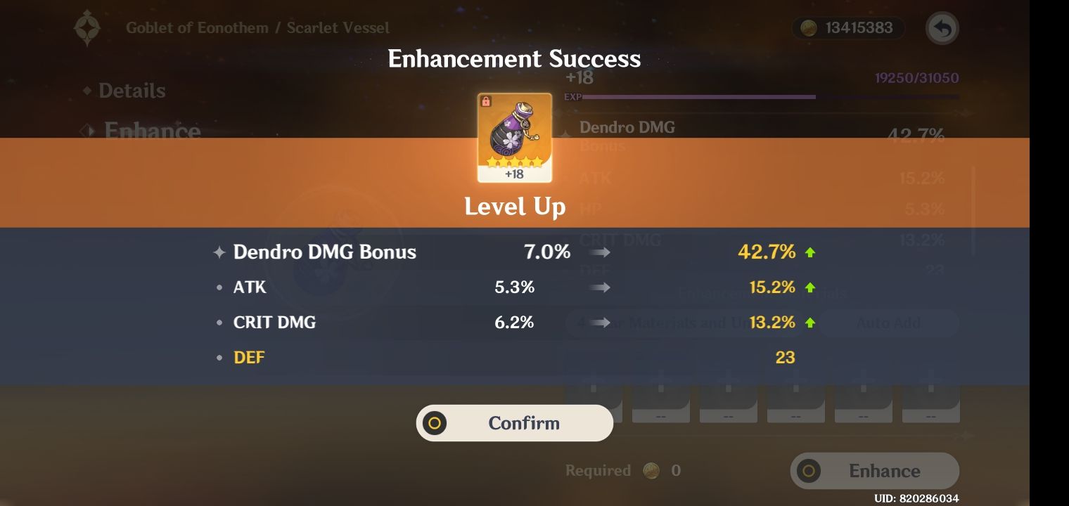 1st dendro artifact Genshin Impact | HoYoLAB