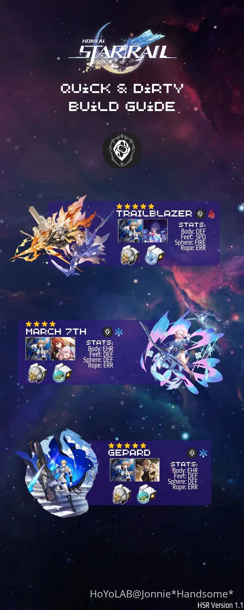 HSR Quick & Dirty Build Guide Honkai: Star Rail | HoYoLAB