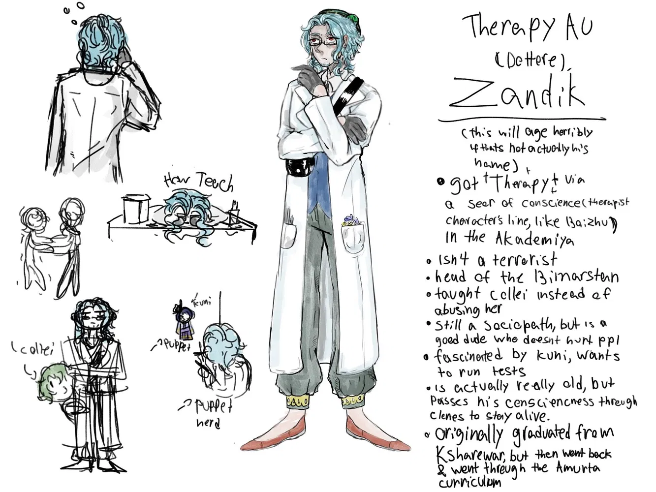 Therapy AU Pt2: Dottore Genshin Impact | HoYoLAB