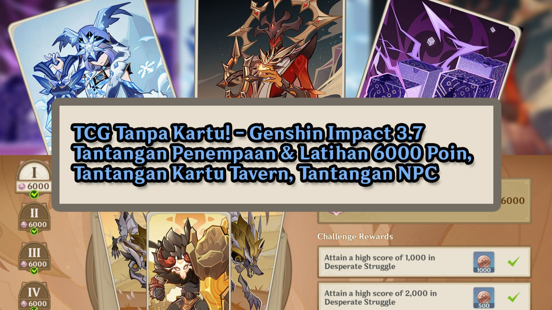 [Version 3.7] [TCG Tanpa Kartu?!] Tantangan Tavern + 6000 Poin ...