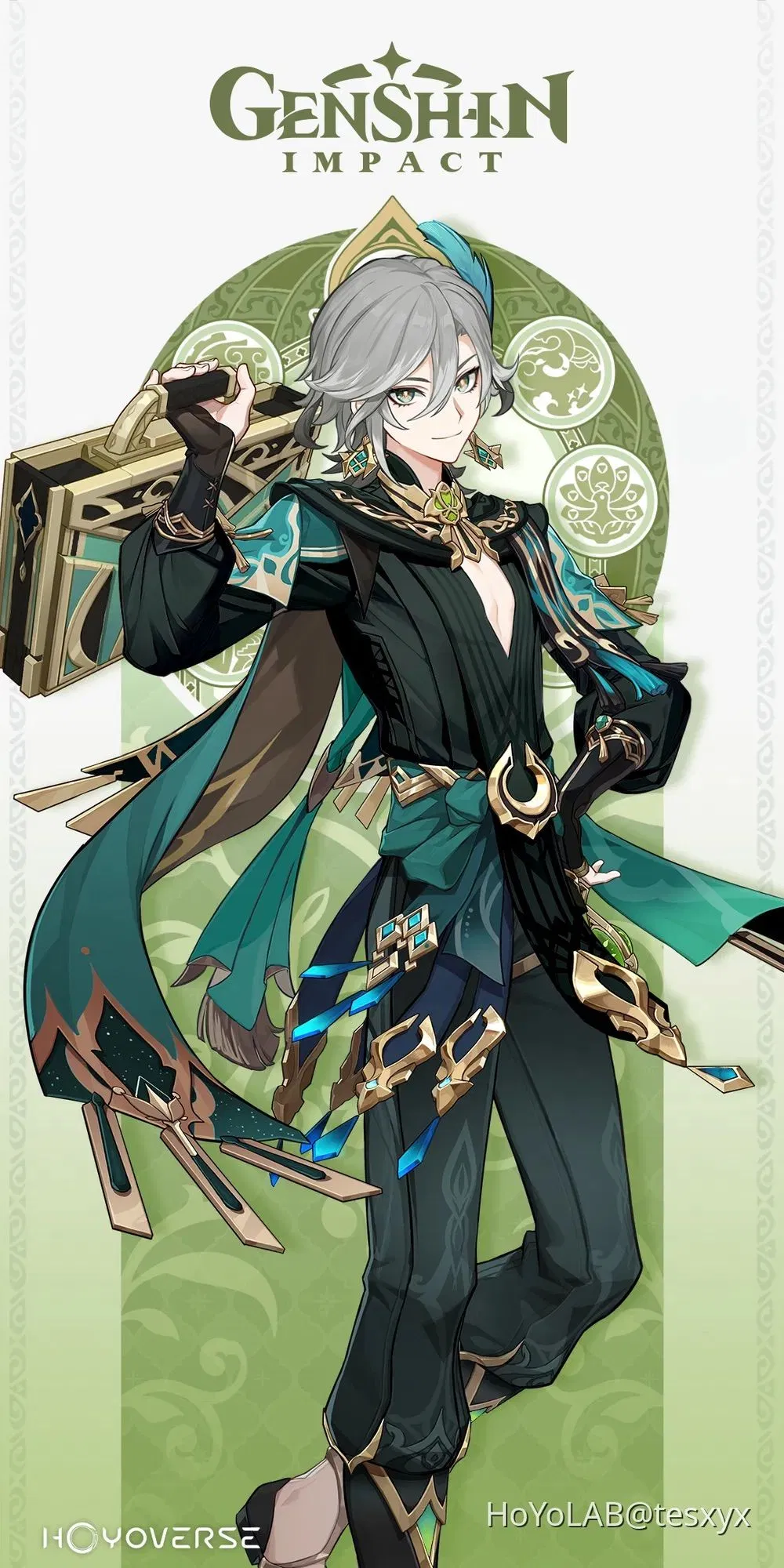 Kaveh with Alhaitham's color palette! Genshin Impact | HoYoLAB