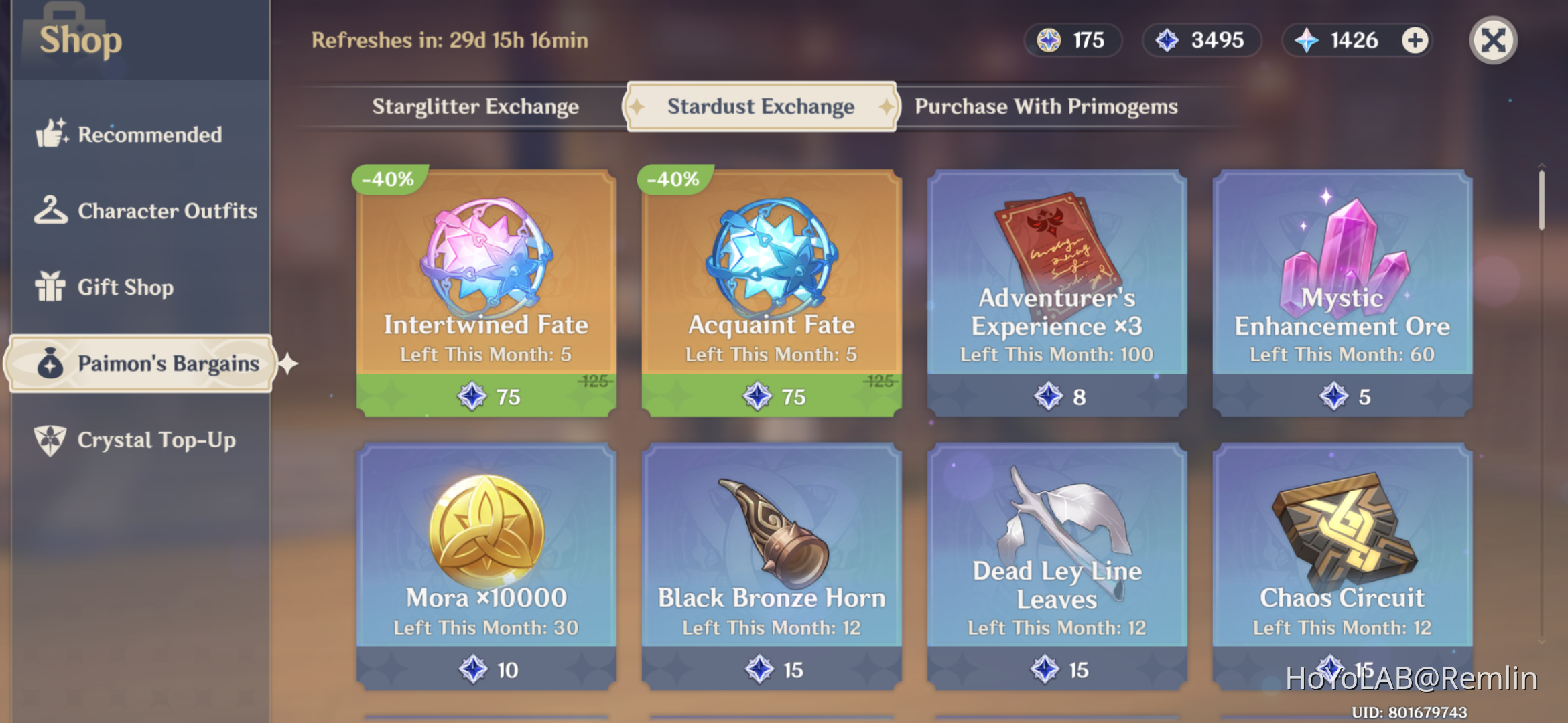 1st day of the month is shopping day Genshin Impact | HoYoLAB