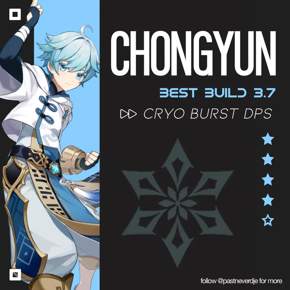 [3.7] Chongyun - best build burst dps Genshin Impact | HoYoLAB