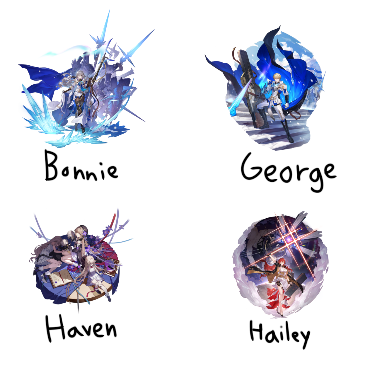 Some of the HSR cast but if they were localized by 4Kids Honkai: Star ...