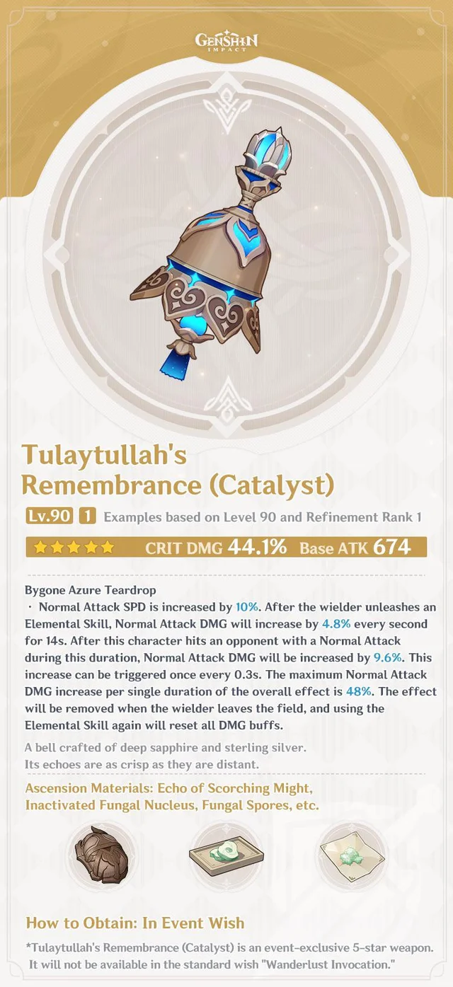 Should i go for Scara's weapon? Genshin Impact | HoYoLAB