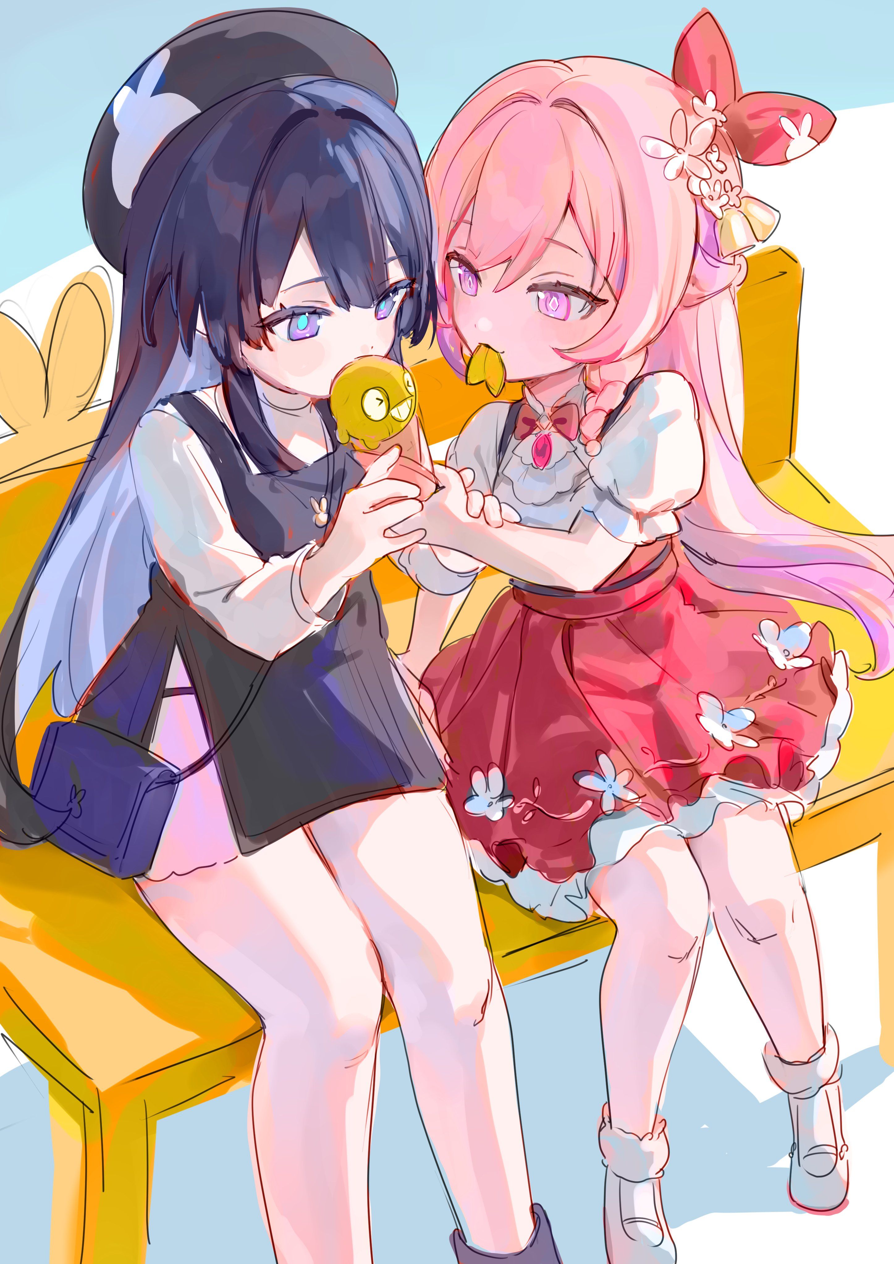 Little Mei x Little Elysia 🥰 Honkai Impact 3rd | HoYoLAB