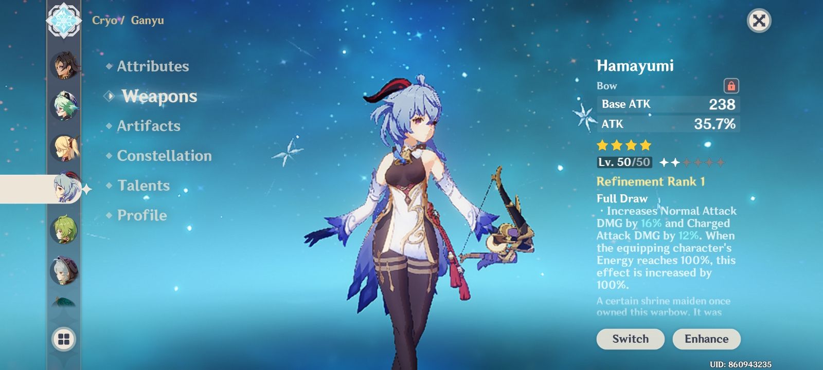 Ganyu's Hamayumi & the cat Genshin Impact | HoYoLAB