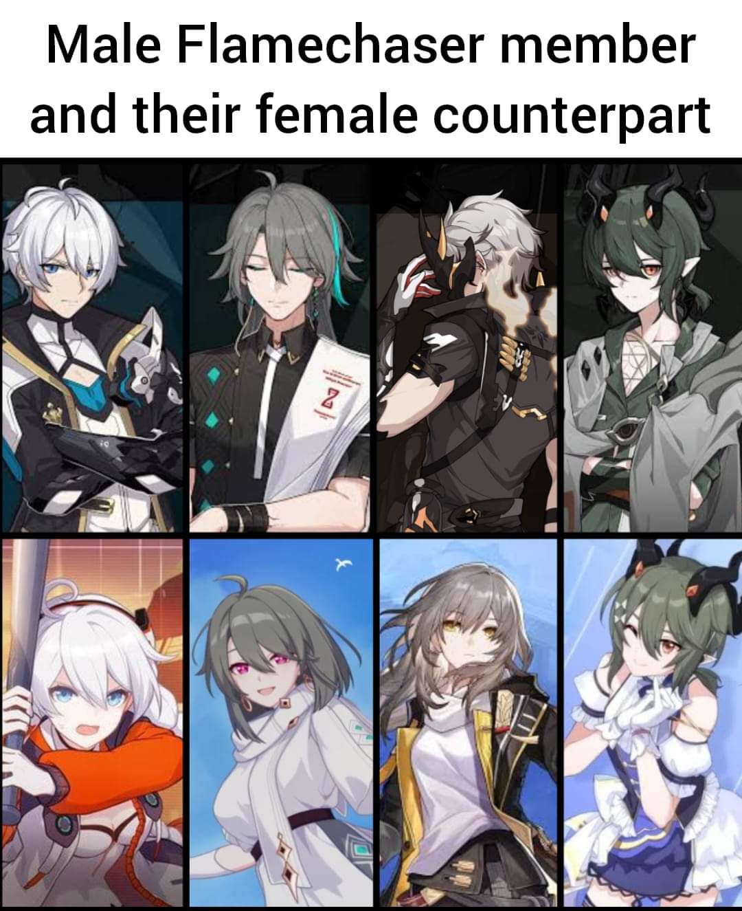 Female version of the flame chaser.... or is it? Honkai Impact 3rd ...