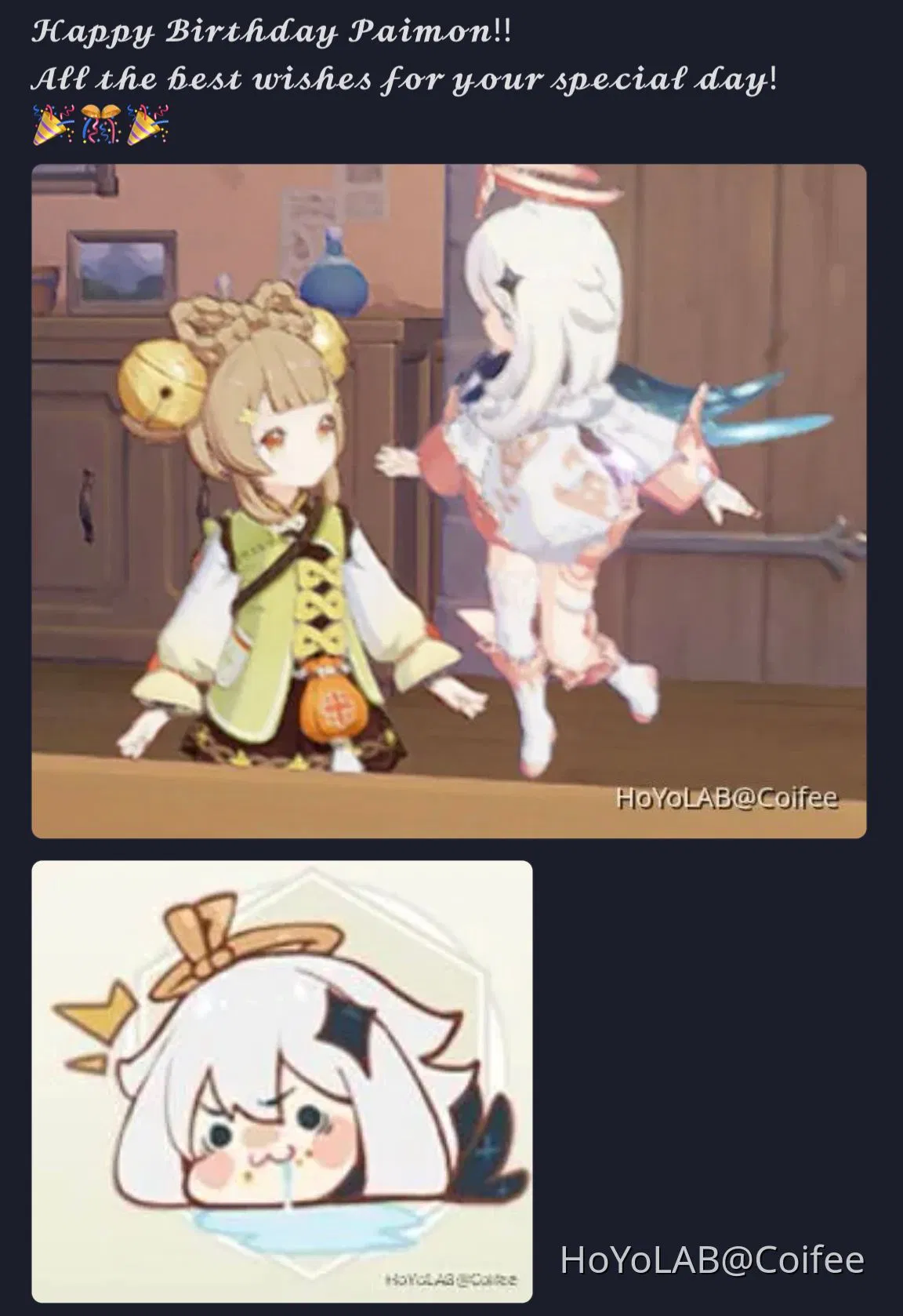 𝓗𝓪𝓹𝓹𝔂 𝓑𝓲𝓻𝓽𝓱𝓭𝓪𝔂 𝓟𝓪𝓲𝓶𝓸𝓷! Genshin Impact | HoYoLAB