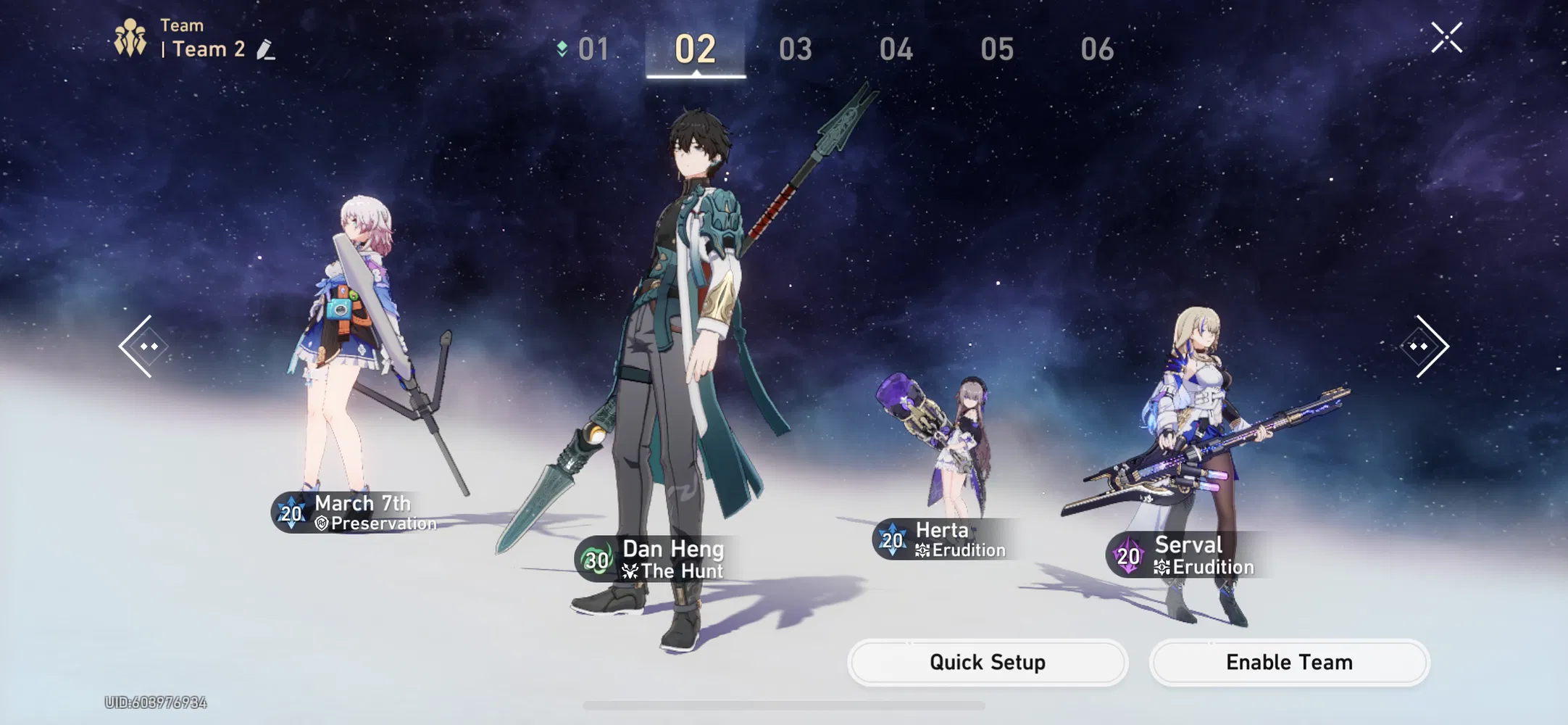 The cursed team from X1I6 Honkai: Star Rail | HoYoLAB