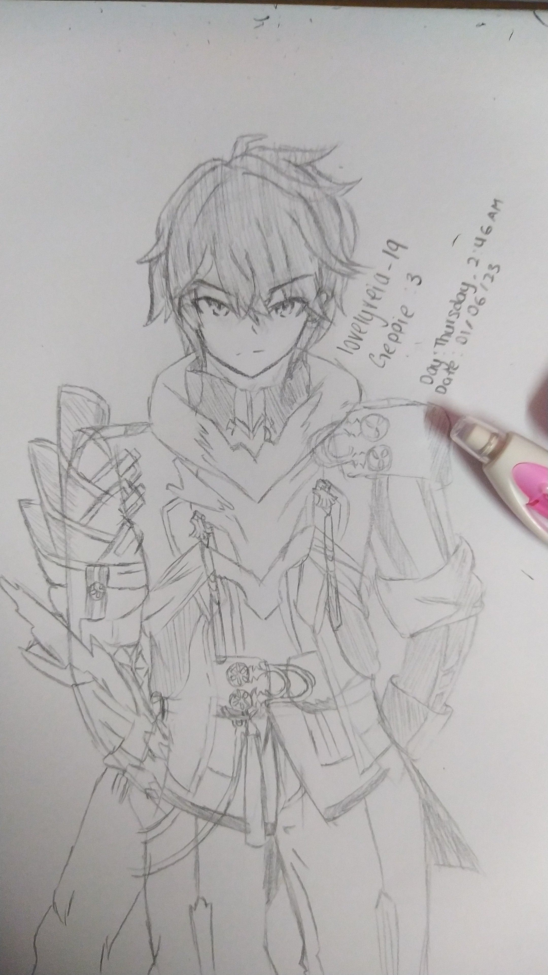 Geppie (Pencil Sketch) Honkai: Star Rail | HoYoLAB