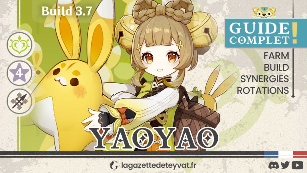 [Guide pour la version 3.7] Yaoyao ― Farm, build, synergies, rotations Genshin Impact | HoYoLAB
