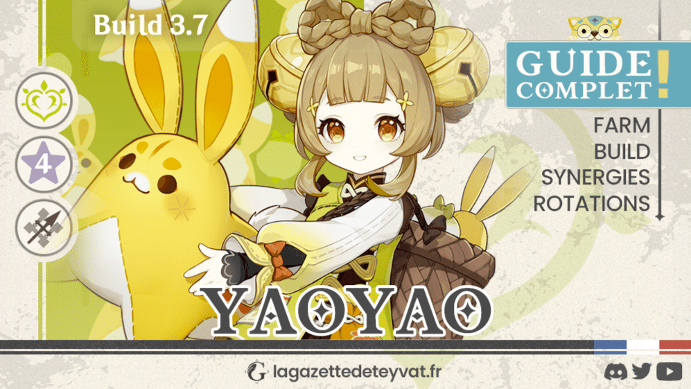 [Guide pour la version 3.7] Yaoyao ― Farm, build, synergies, rotations Genshin Impact | HoYoLAB