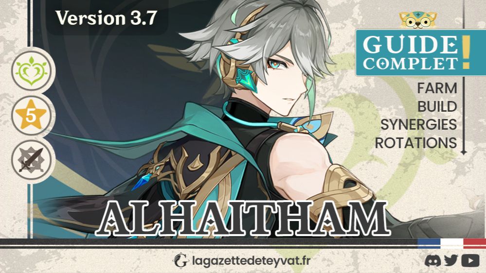 [Guide pour la version 3.7] Alhaitham ― Farm, build, synergies, rotations Genshin Impact | HoYoLAB