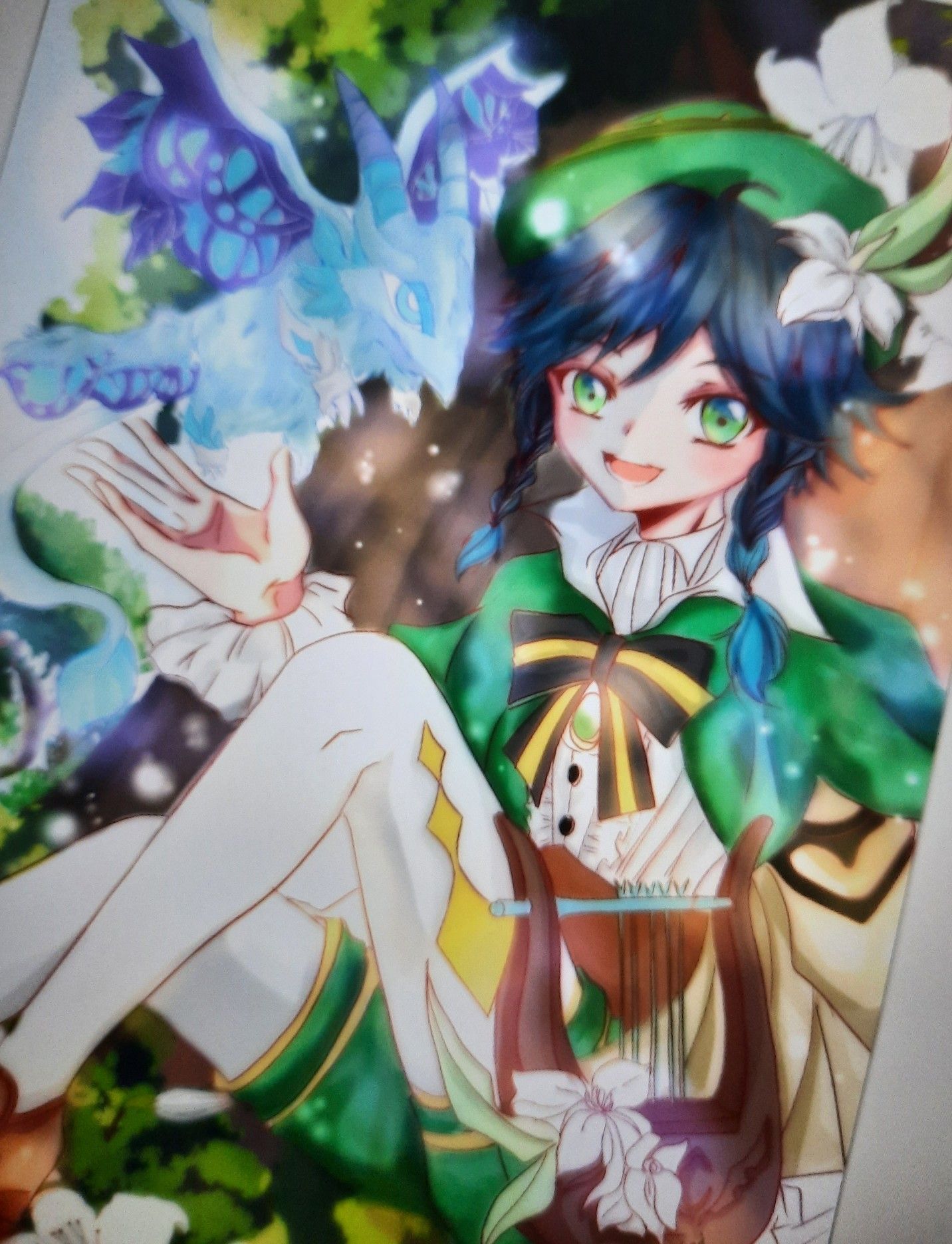 venti and mini dvalin Genshin Impact | HoYoLAB