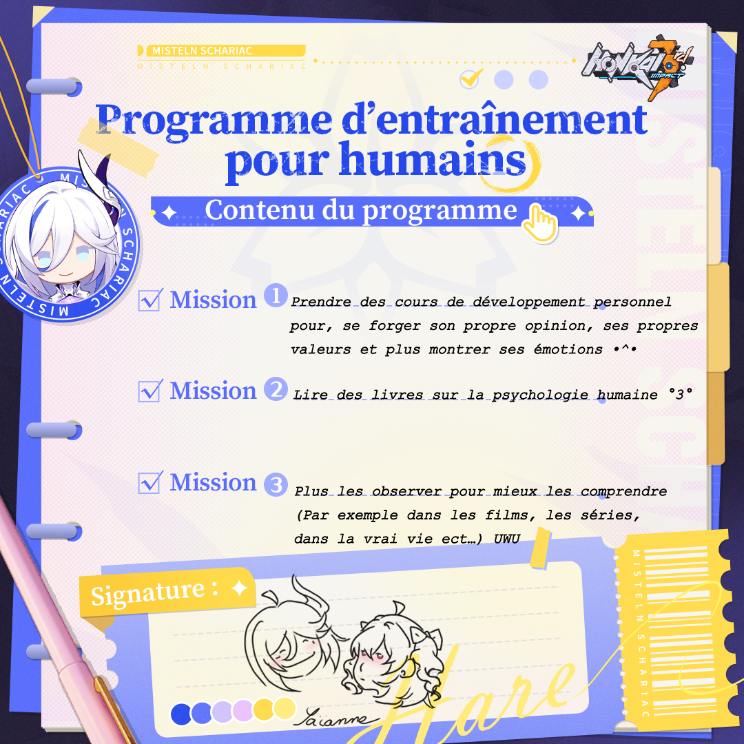 Programme pour PROMETHEUS Honkai Impact 3rd | HoYoLAB