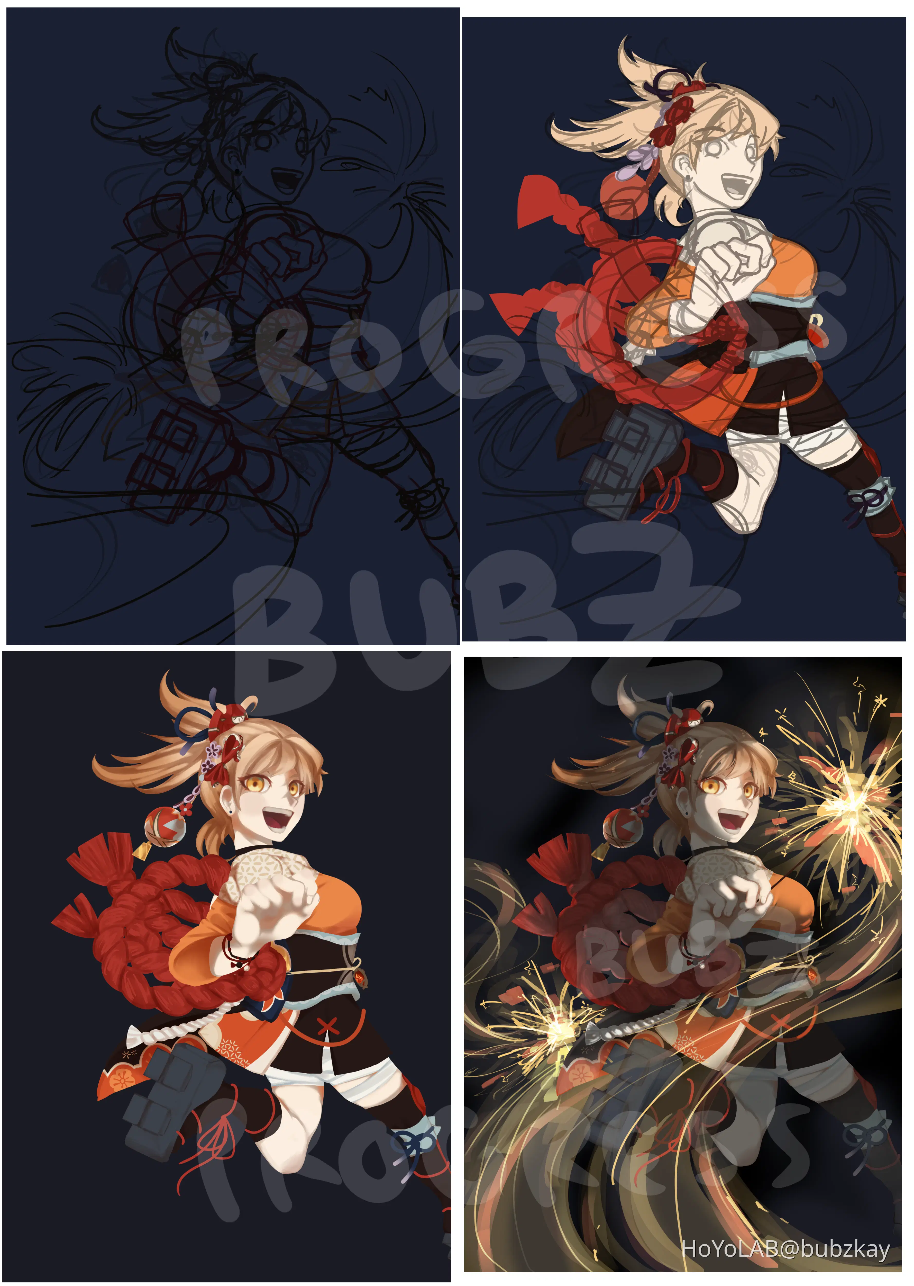 Yoimiya - Frolicking Flames Genshin Impact | HoYoLAB