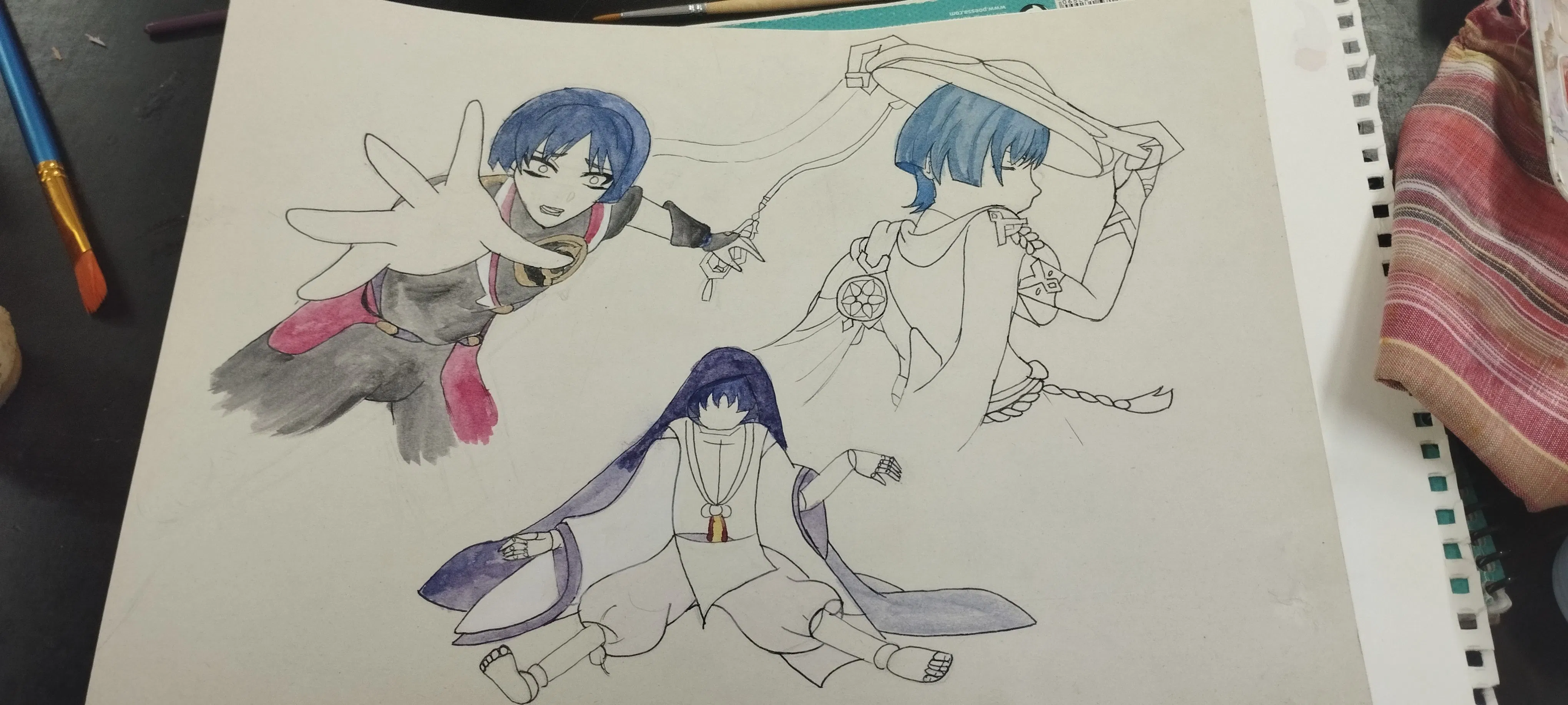 fan art scara Genshin Impact | HoYoLAB