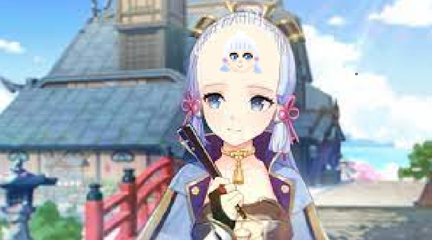 lo and behold.. ayaka on ayaka's forehead Genshin Impact | HoYoLAB