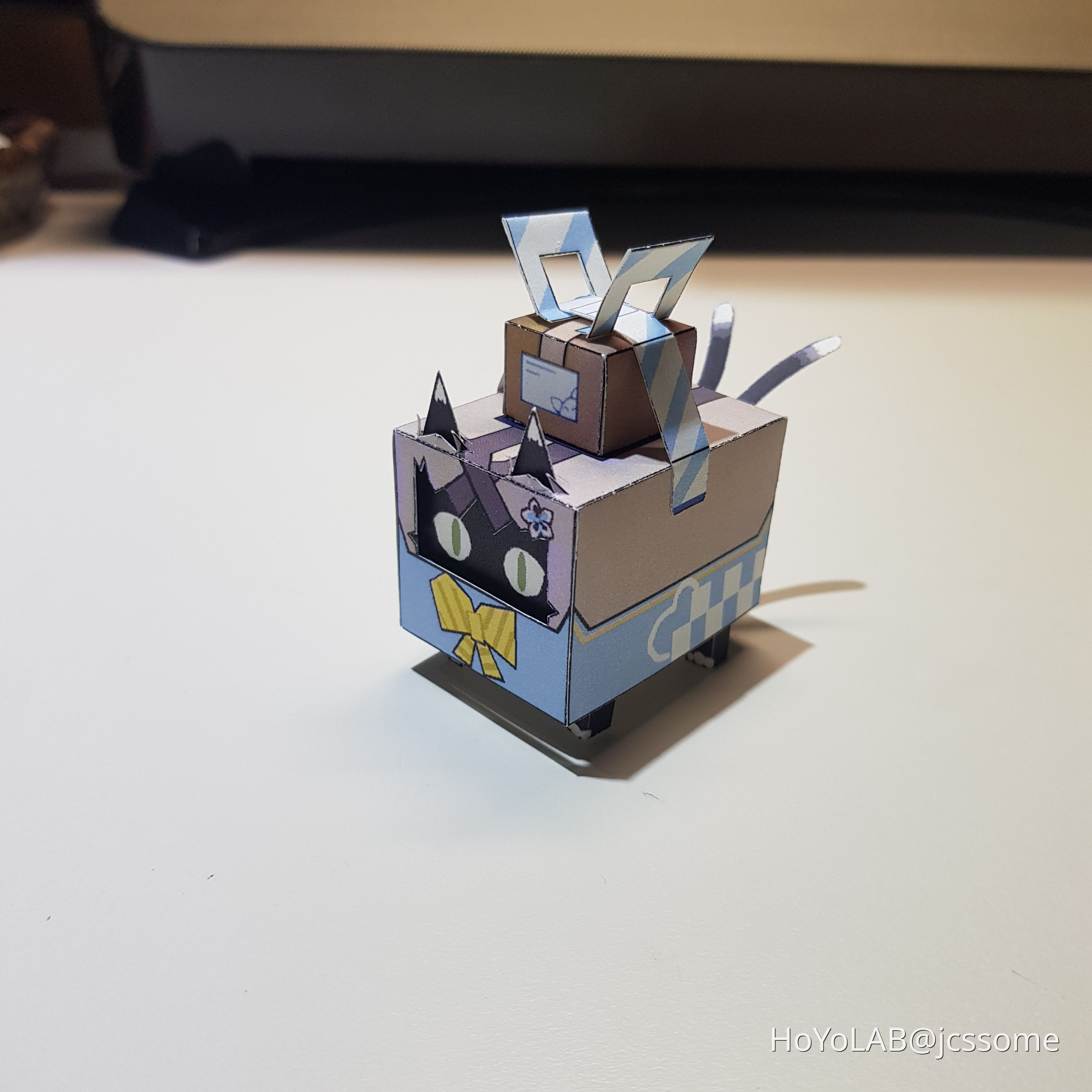 (Papercraft) Kirara\'s Delivery Box (include Drawings) Genshin Impact ...